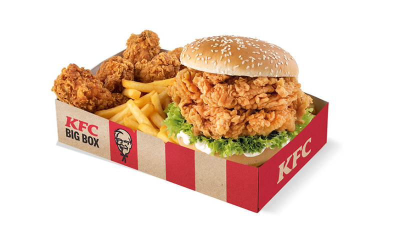 Dupli Zinger box | KFC - TC ADA MALL | Mister D dostava hrane