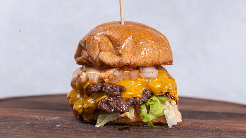 Original smash double burger | Premium Smash Index Miljakovac | Mister ...